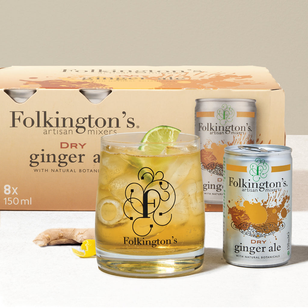Dry ginger ale - 3 x 8 can Fridgepacks – Folkington's