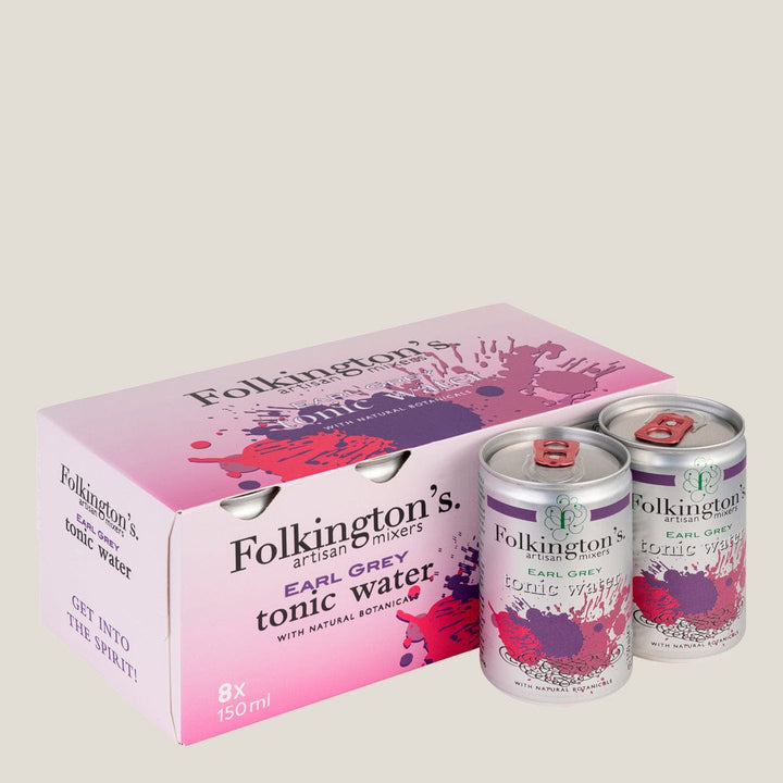 Folkington's Tonic Waters - 150ml cans - 4 Varieties