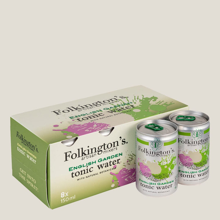 Folkington's Tonic Waters - 150ml cans - 4 Varieties