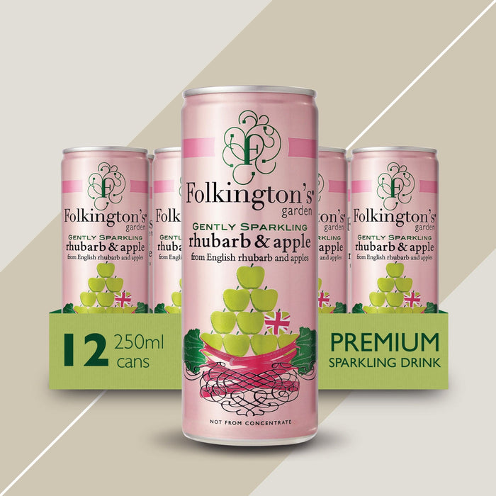Gently sparkling rhubarb & apple pressé – Folkington's