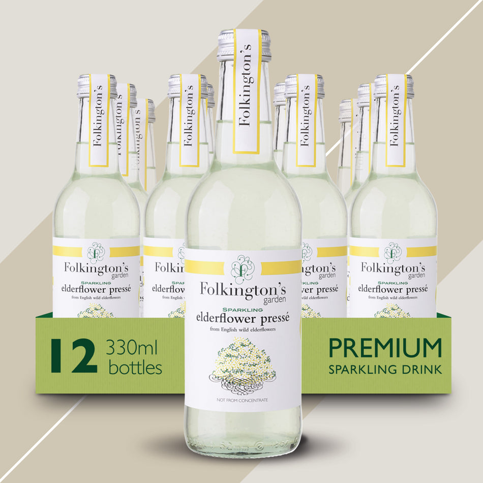 Sparkling Elderflower Pressé - 330ml – Folkington's