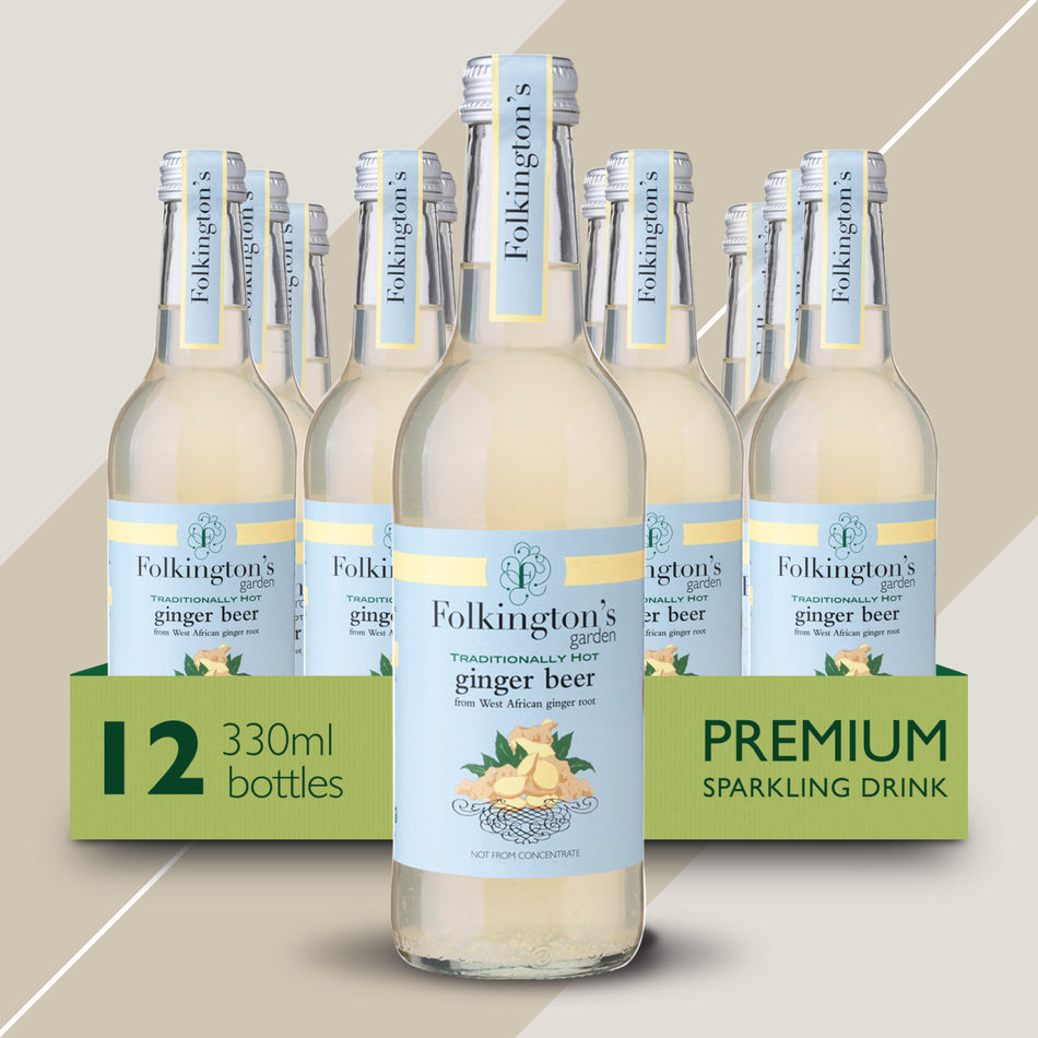 Traditionally hot ginger beer - 330ml – Folkington's