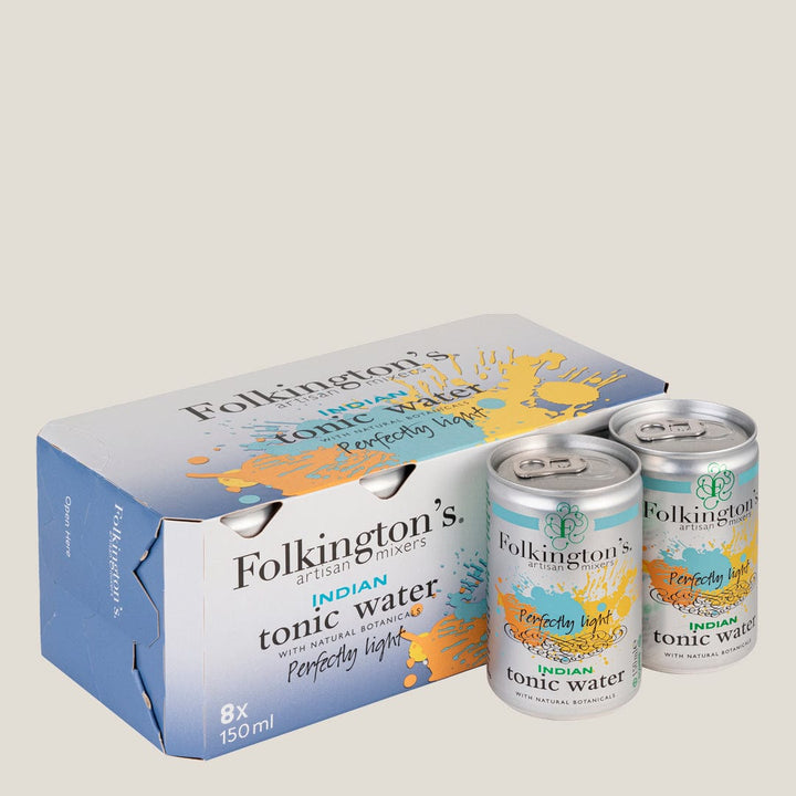 Folkington's Tonic Waters - 150ml cans - 4 Varieties