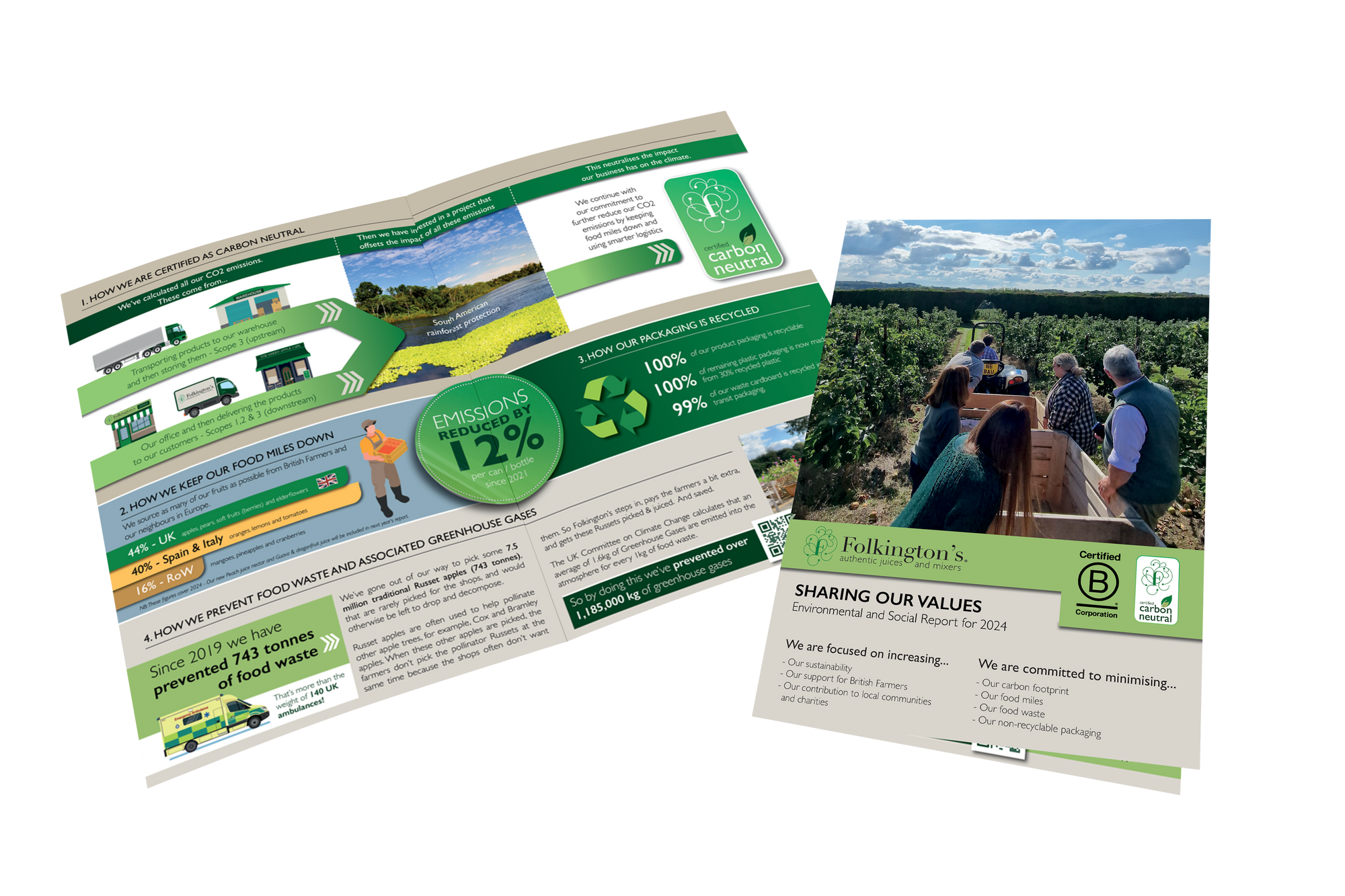 Folkington's Juices, tonic waters, pressés and other mixers