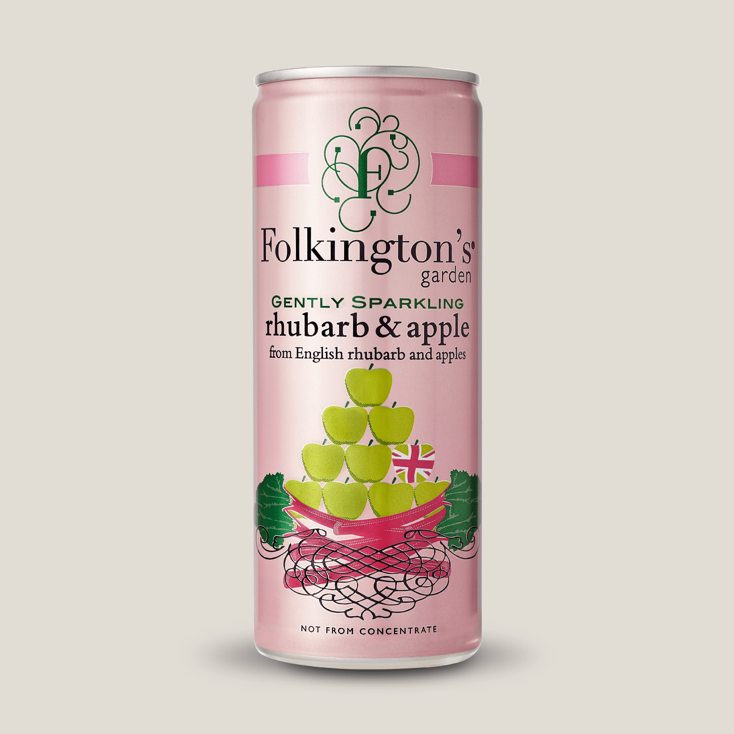 Gently sparkling rhubarb & apple pressé – Folkington's